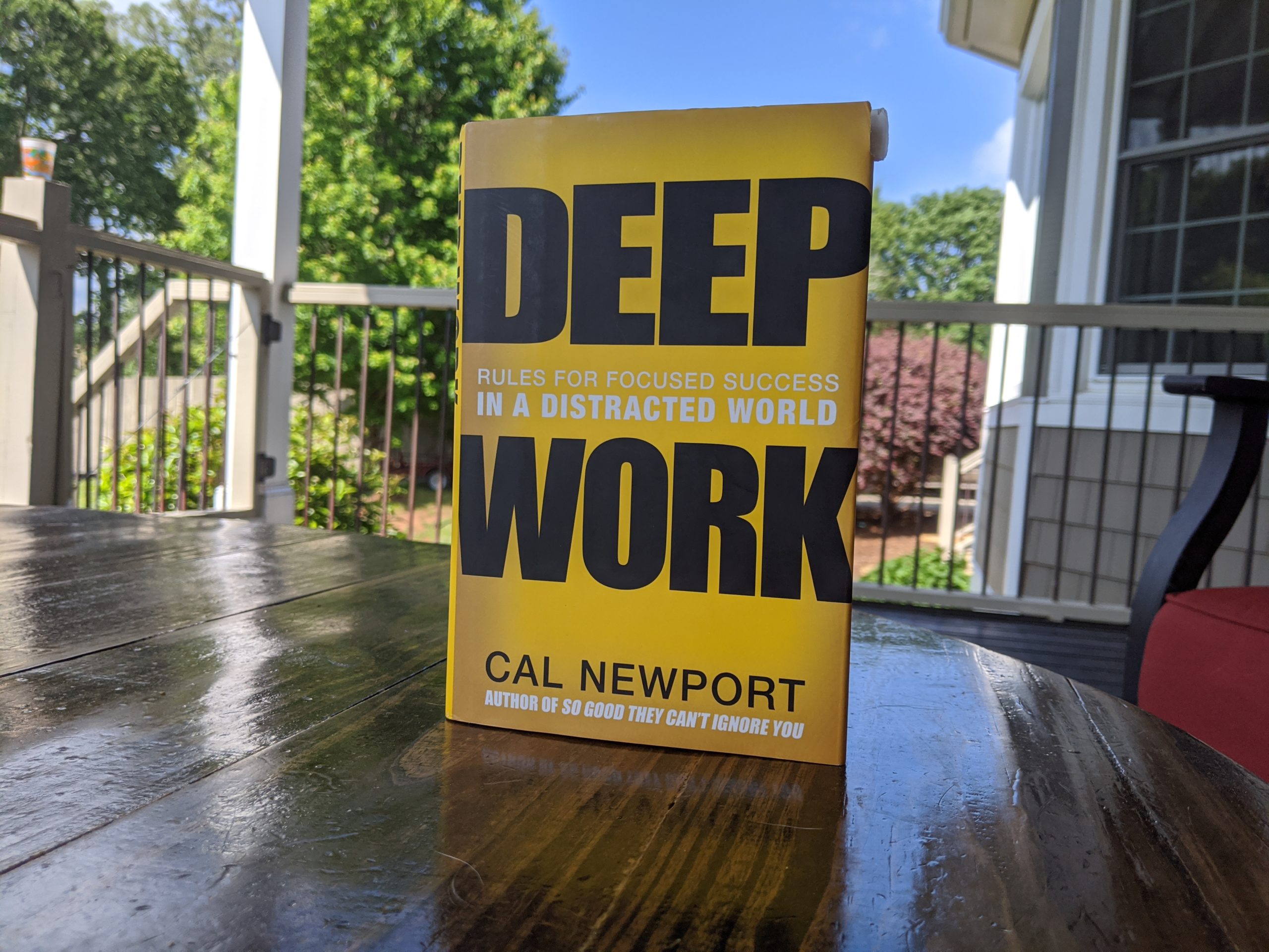 Day 35: Short Book Review, “Deep Work” by Cal Newport – Jon Penland